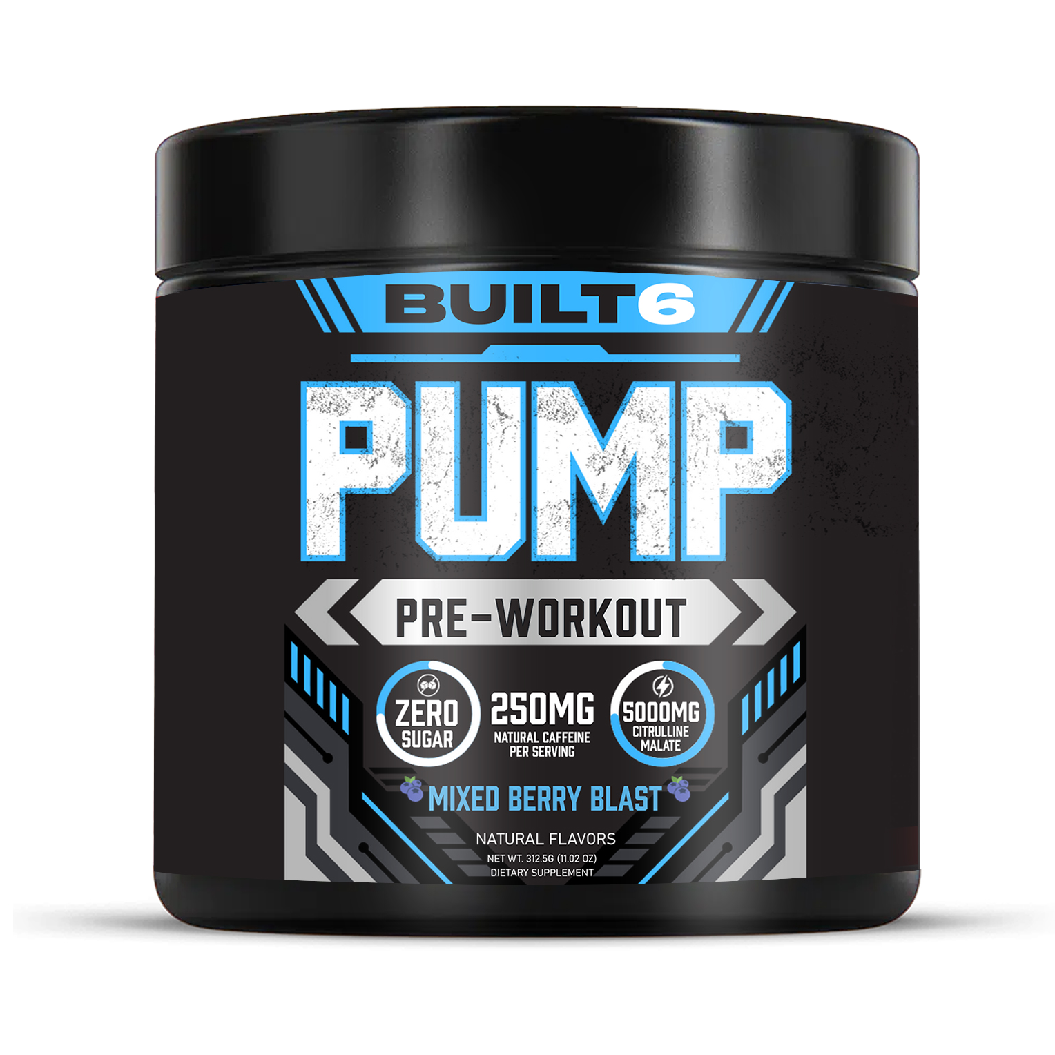 Ultra Pump Pre-Workout Mixed Berry Blast-Off – BUILT6